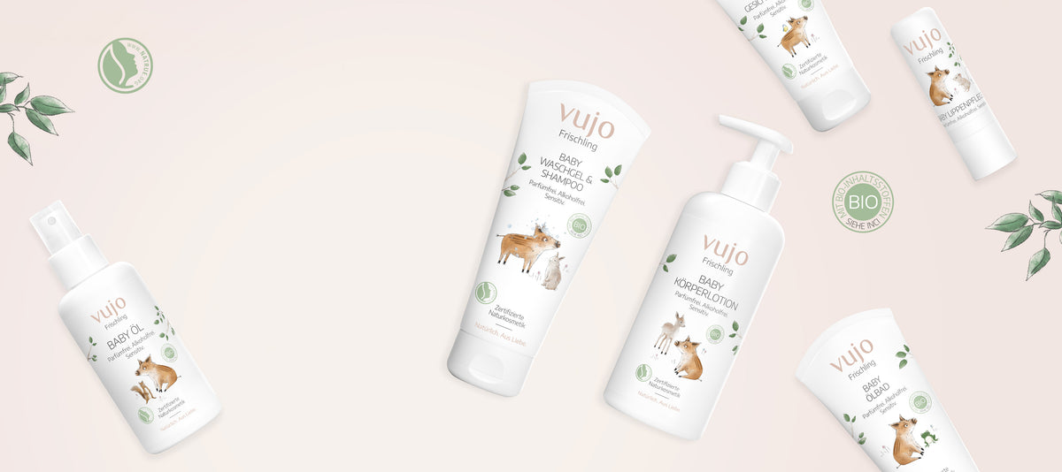 vujo Frischling - fragrance-free care for babies and toddlers