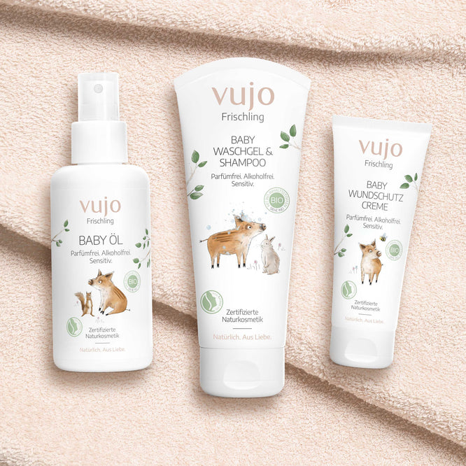vujo Frischling - fragrance-free care for babies and toddlers